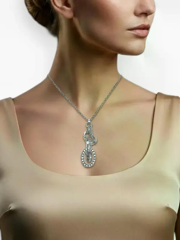 KONPLOTT Rings & Rhythm Interlocking Pendant Necklace
