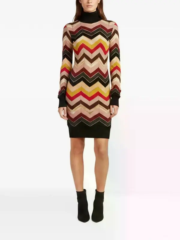 Missoni Knitted Mini Dress - Neutrals