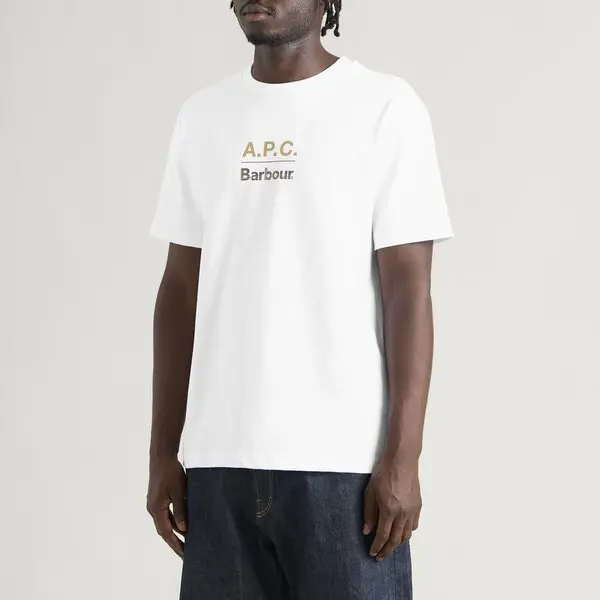 Barbour X A.p.c. Logo T-shirt