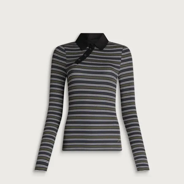 DAMSON MADDER Peyton Long Sleeve Polo