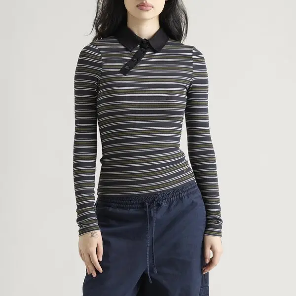 DAMSON MADDER Peyton Long Sleeve Polo