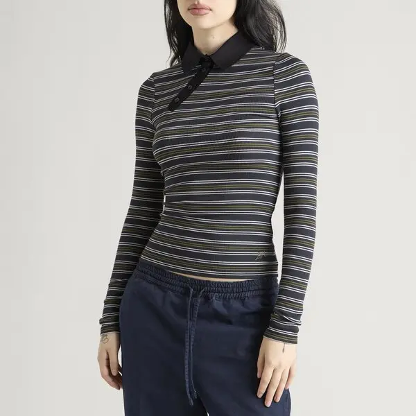 DAMSON MADDER Peyton Long Sleeve Polo