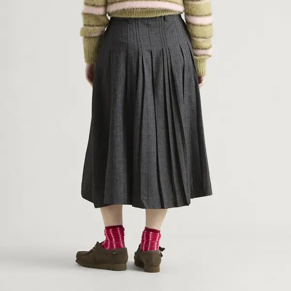 DAMSON MADDER Leisl Midi Pleated Skirt