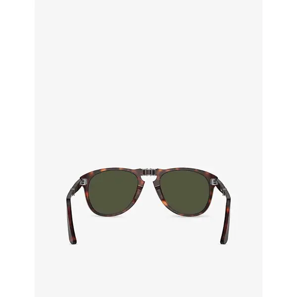 Persol Po0714 Aviator-frame Acetate Sunglasses