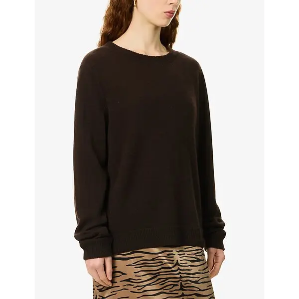REFORMATION Boyfriend Crew-neck Cashmere Jumper