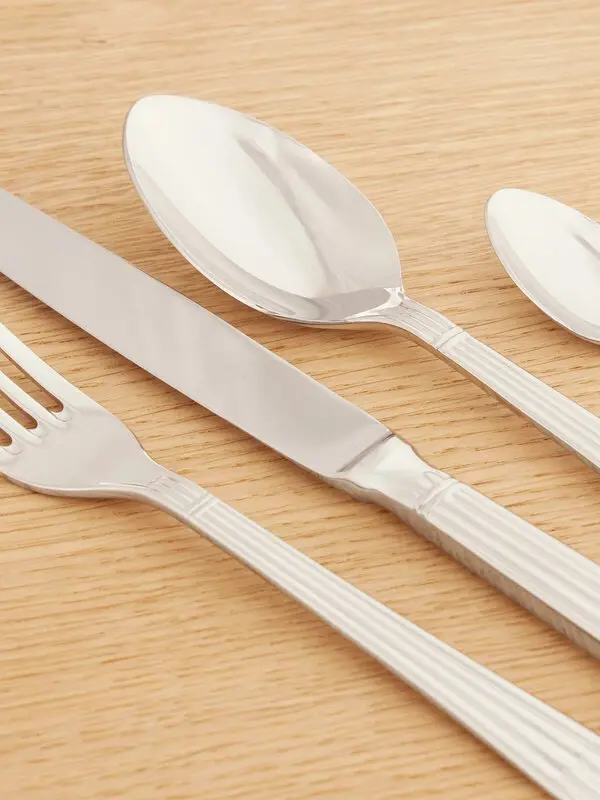 Christofle Osiris 24-piece -tone Stainless Steel Cutlery Set