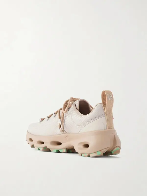 Loewe On Cloudsolo Hiker Rubber-trimmed Twill Sneakers