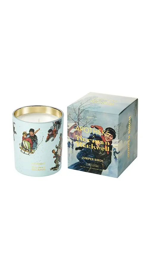 APOTHEKE X Norman Rockwell Juniper Birch Classic Candle - Multi