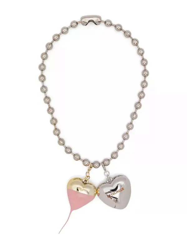 Ottolinger Otto Heart Necklace - Silver