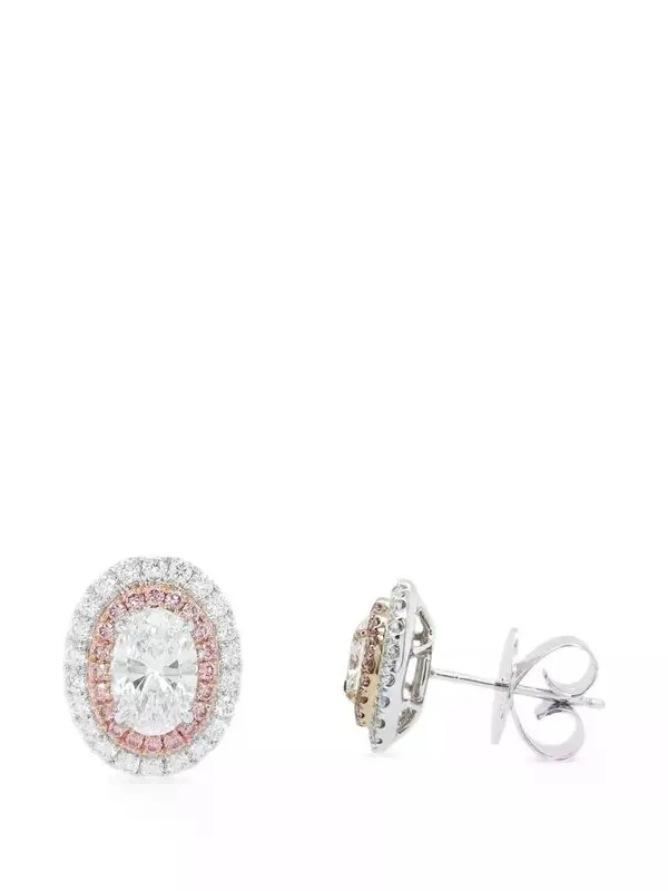 HYT JEWELRY Diamond Halo Earrings