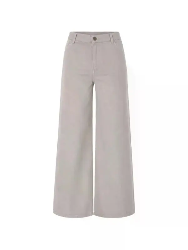 SOEUR ET FRÈRES Le Wide Leg Trousers - Grey