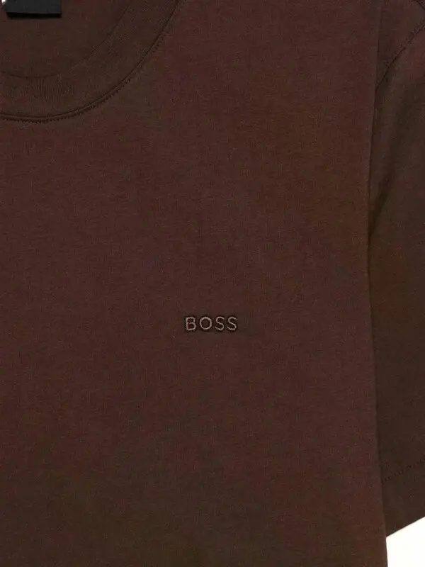 BOSS Logo-embroidered T-shirt