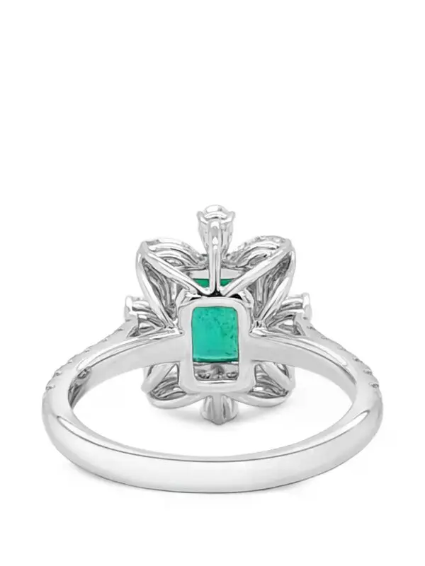 HYT JEWELRY Emerald And Diamond Ring