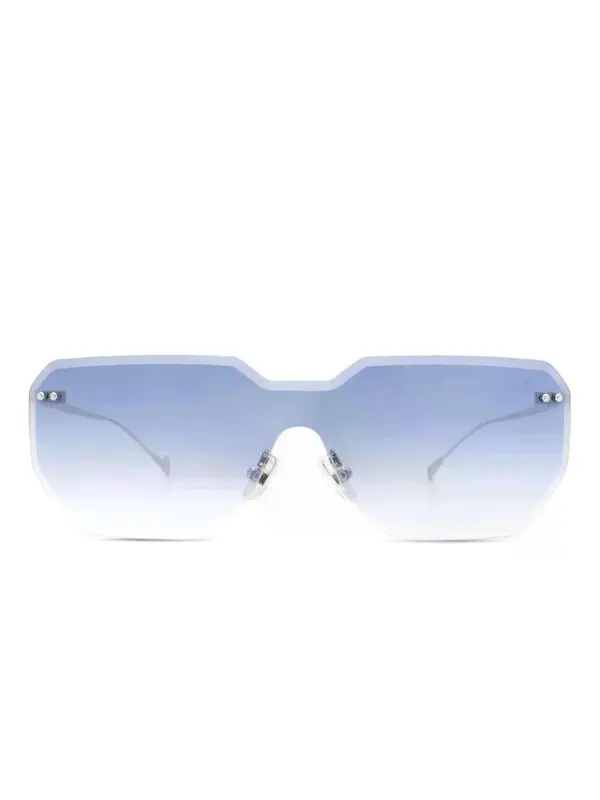 EYEPETIZER Geometric-framed Sunglasses - Blue