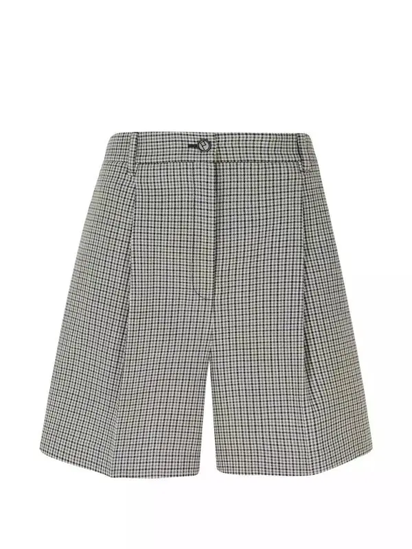 Ports 1961 Check Wool Shorts