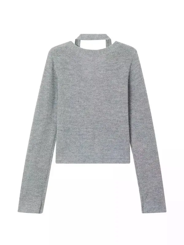 B+AB Bow-detail Layered-effect Sweater