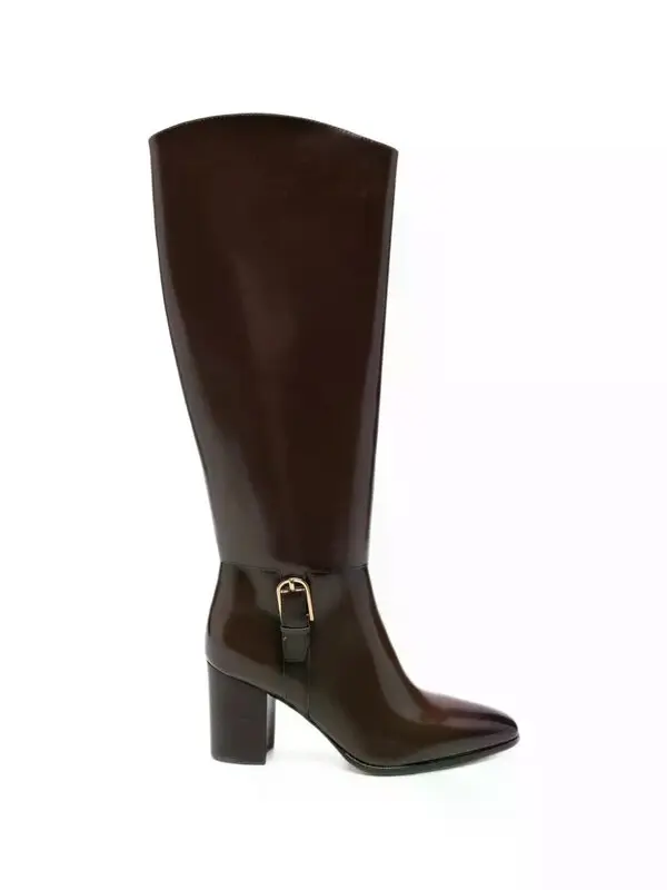 Ralph Lauren Raelynn Buckle-detail Block-heel Boots