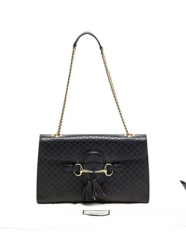 Gucci Emily Leather Shoulder Bag