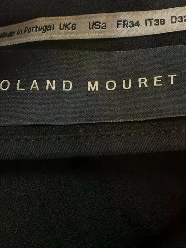 Roland Mouret Boat-neck Peplum Top
