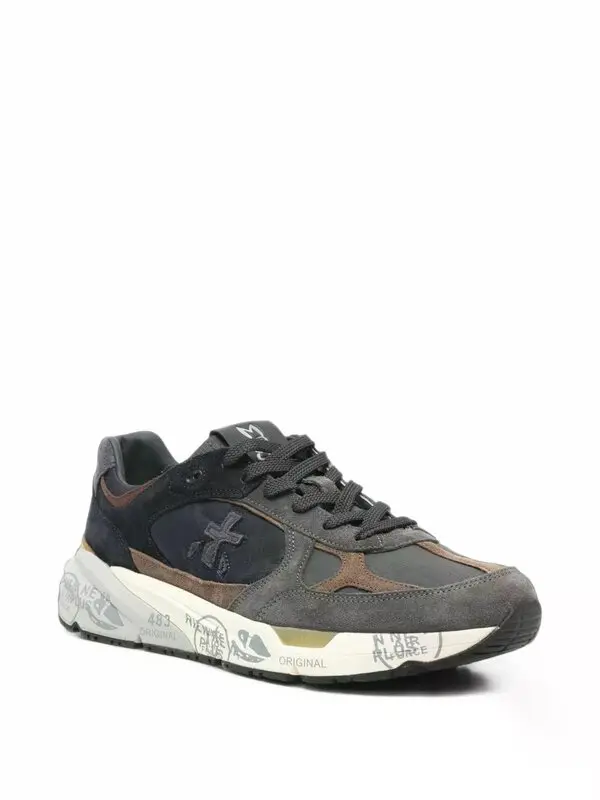 Premiata Mase Panelled Logo-patch Sneakers