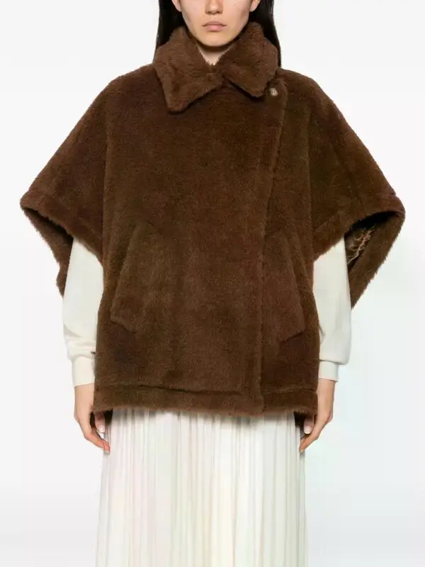 Max Mara Teddy Cape-style Jacket