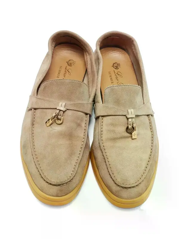 Loro Piana Summer Walk Suede Loafers