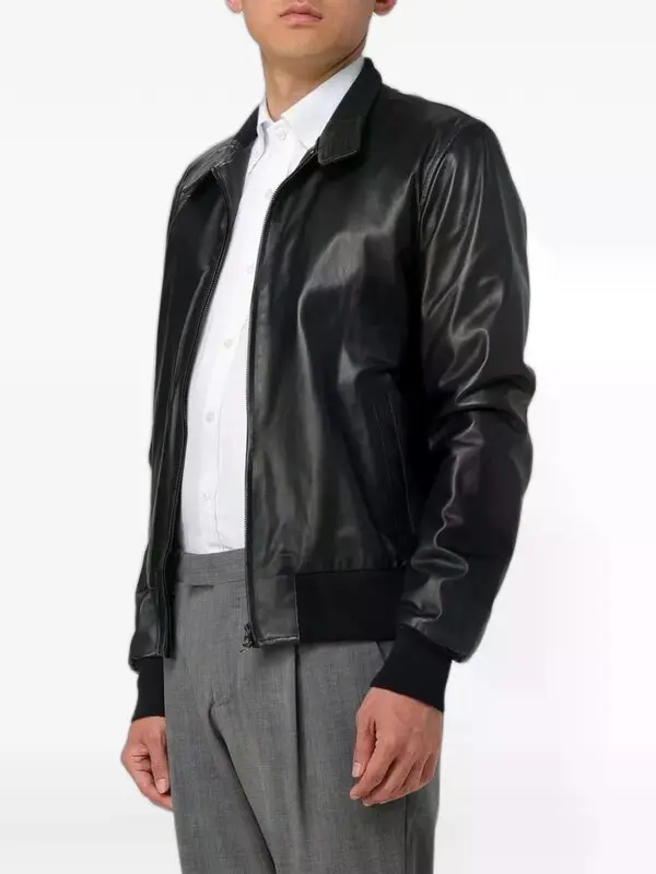 XC Zip-up Leather Jacket