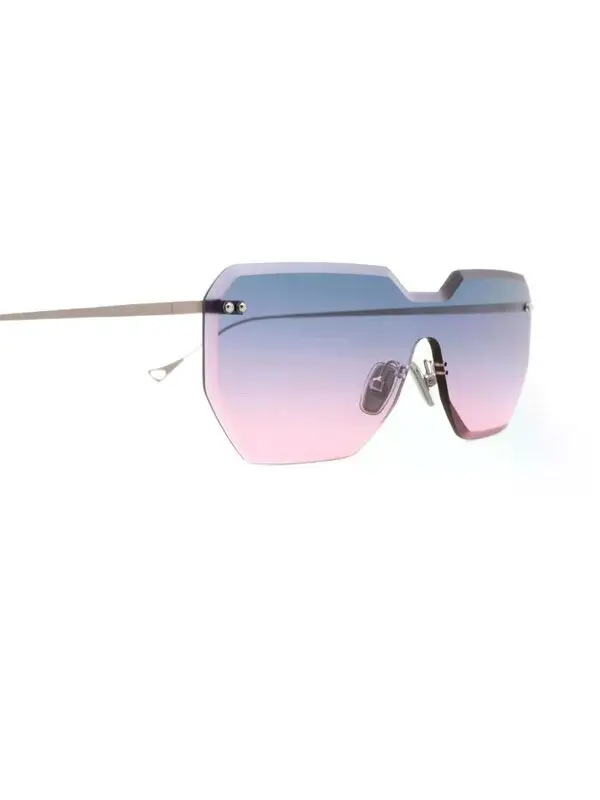 EYEPETIZER Brickel Geometric-frame Gradient-lens Sunglasses