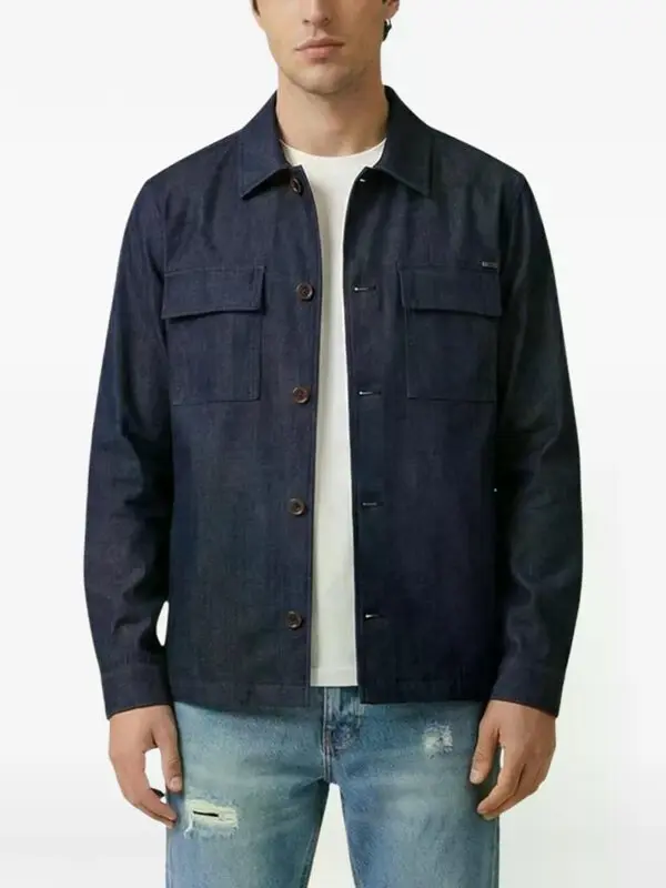 GIANNI LUPO Button-up Chest-pocket Jacket