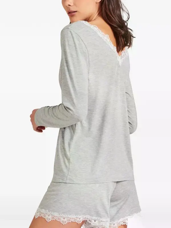 AUBADE Sweet Bliss Lace-trim Pyjama Top