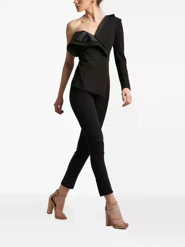 MONARH Asymmetrical Ruffled Jumpsuit