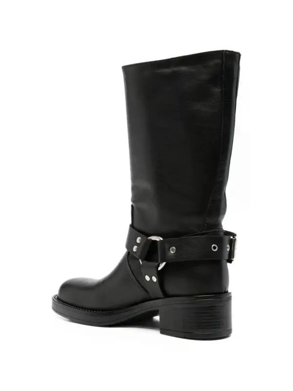 GISEL B Chester Buckle-strap Boots