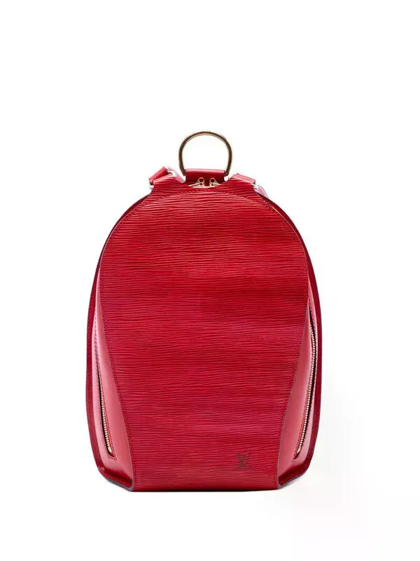 LOUIS VUITTON 2002 Epi Mabillon Backpack - Red
