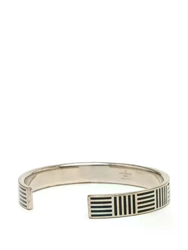 LOUIS VUITTON 2016 Brass Damier Colors Cuff Bracelet Costume Bracelet