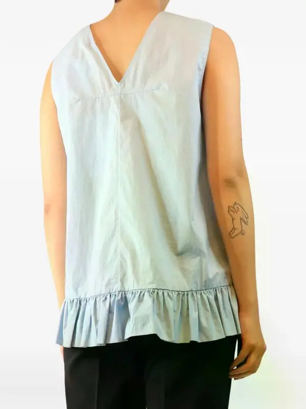Marni Ruffle-trim Peplum Top