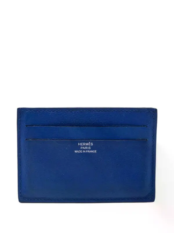 Hermès 2020 Citizen Twill Card Holder - Blue