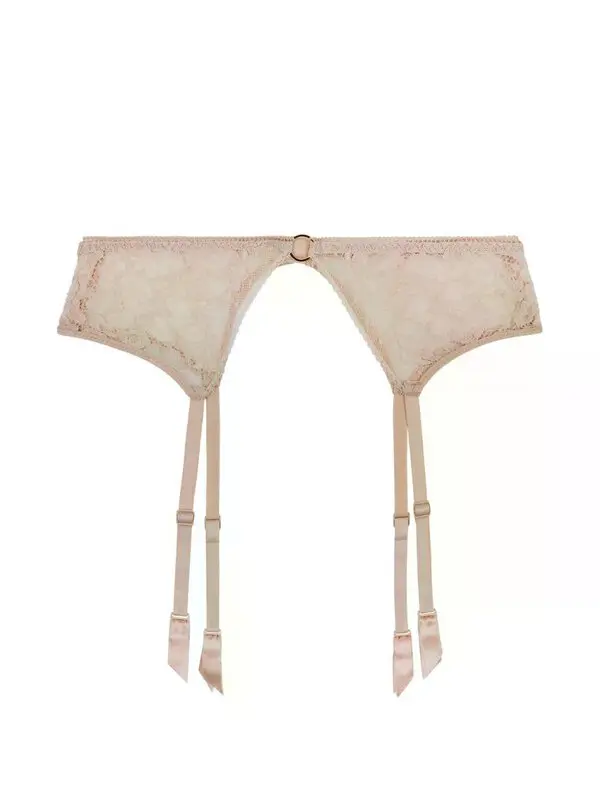 AUBADE Illusion Fauve Lace Suspender Belt