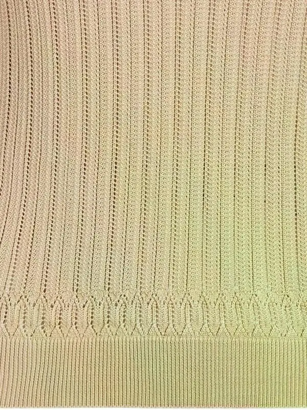 Ralph Lauren Pointelle-knit Scalloped-trim Sweater