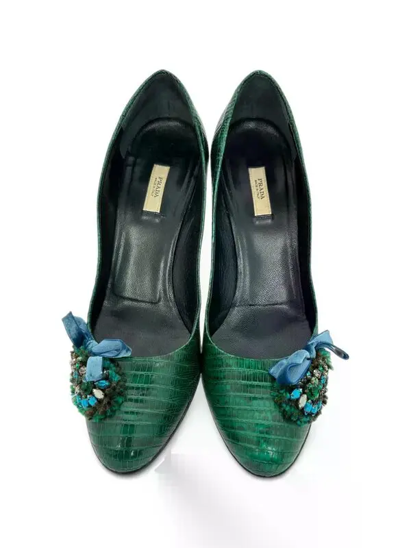Prada 2020s Crystal-embellished Pumps