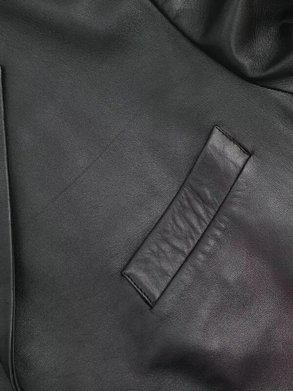 Loewe Single-breasted Leather Blazer