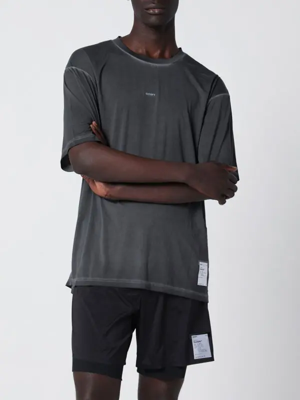 Satisfy Recycled Polyester T-shirt With Contrast Logo