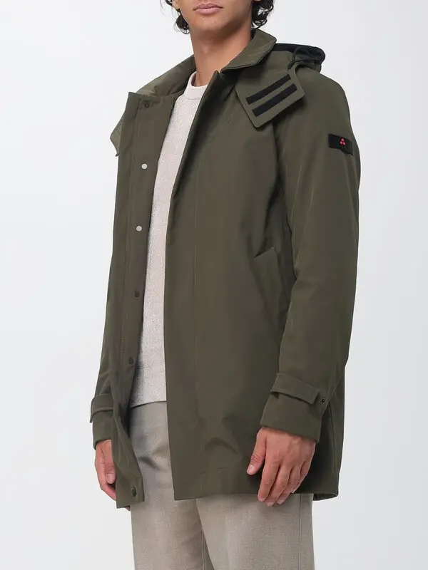 Peuterey Groff Water-repellent Technical Fabric Parka With Detachable Hood - Green