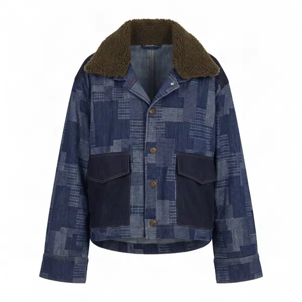 KOMODO Raffie Organic Cotton Jacket Artisanal Denim