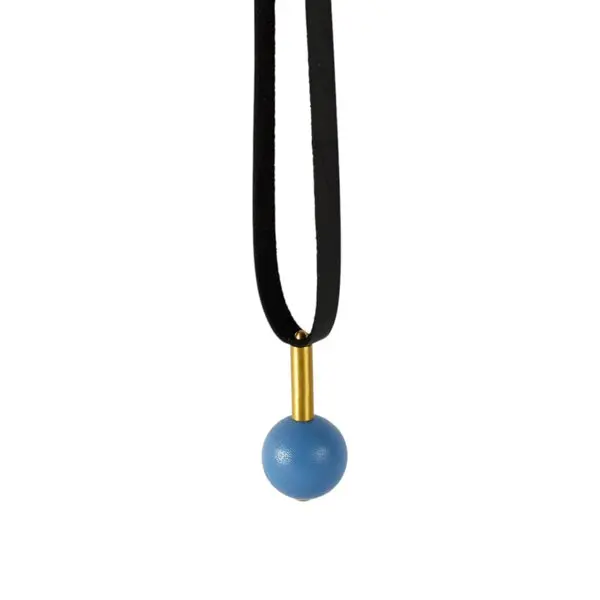 SVETLANA VUKOV Sphere Necklace - Blue