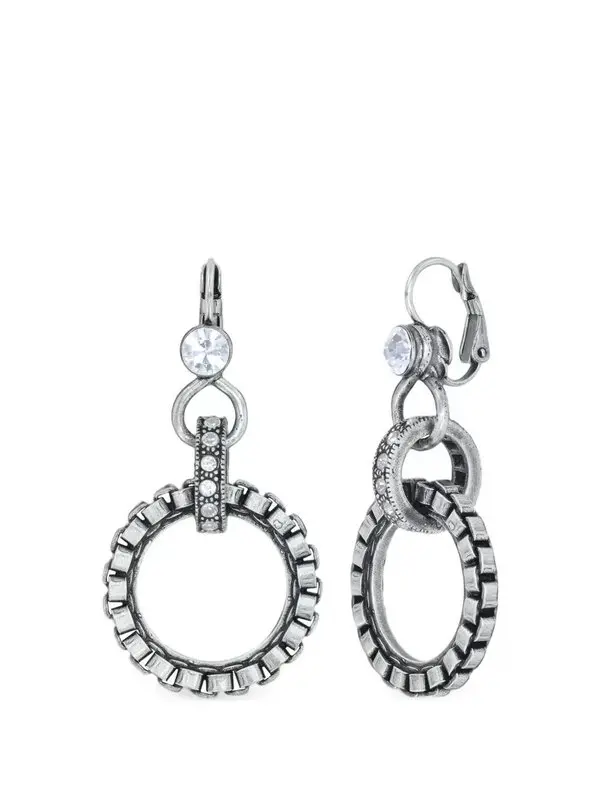 KONPLOTT Rings & Rhythm Crystal-embellished Drop Earrings