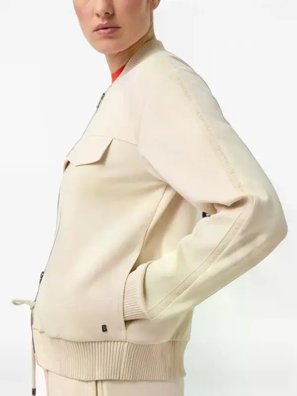 Bogner Nika Logo-tape Bomber Jacket