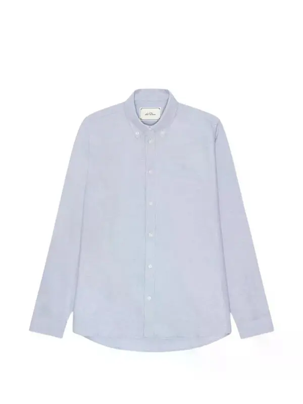 LES DEUX Embroidered-logo Button-down Shirt