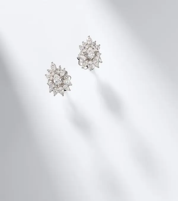 Yeprem Y-not 18kt White Gold Earrings With Diamonds