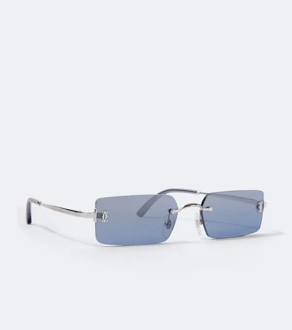 Cartier Signature C Rectangular Sunglasses