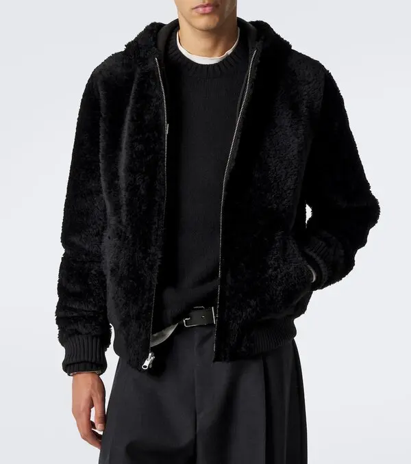 ARMA Novel Reversible Hooded Shearling Jacket